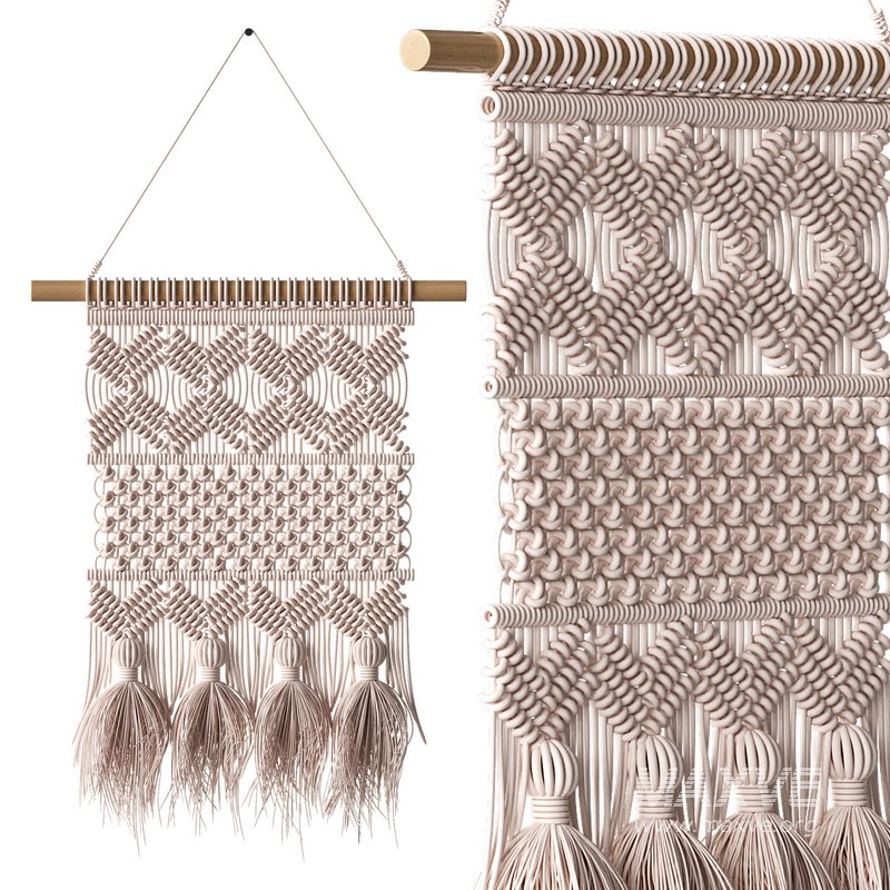 Macrame 3d model Download Maxve