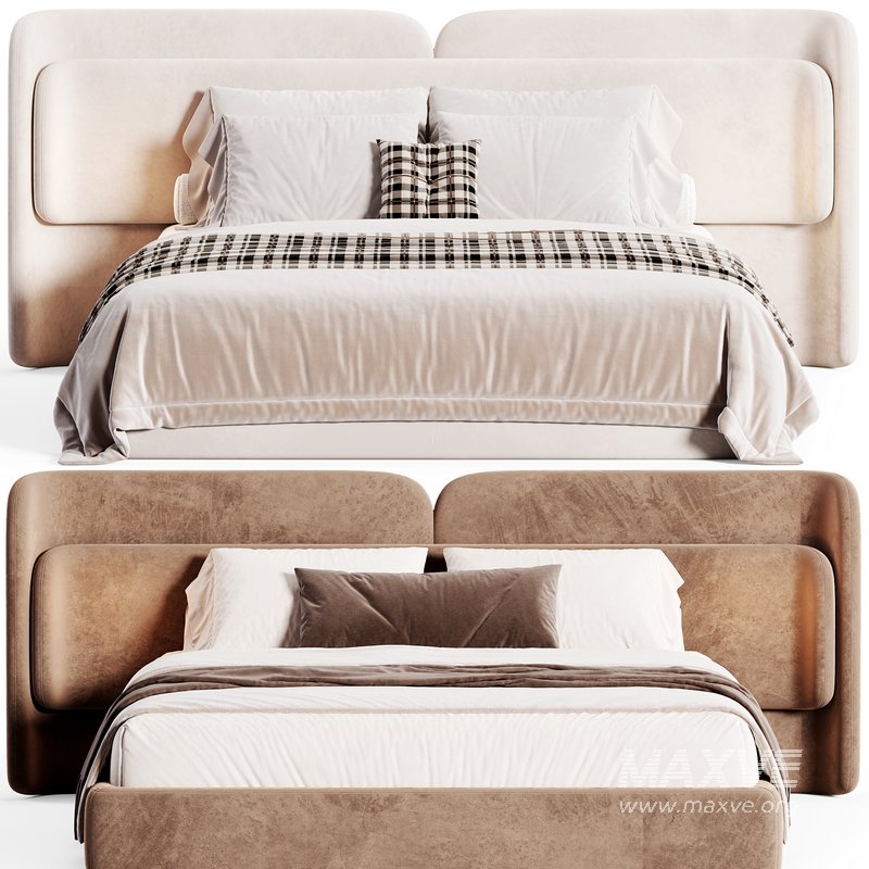 VALLETTA BED 3d model Download Maxve