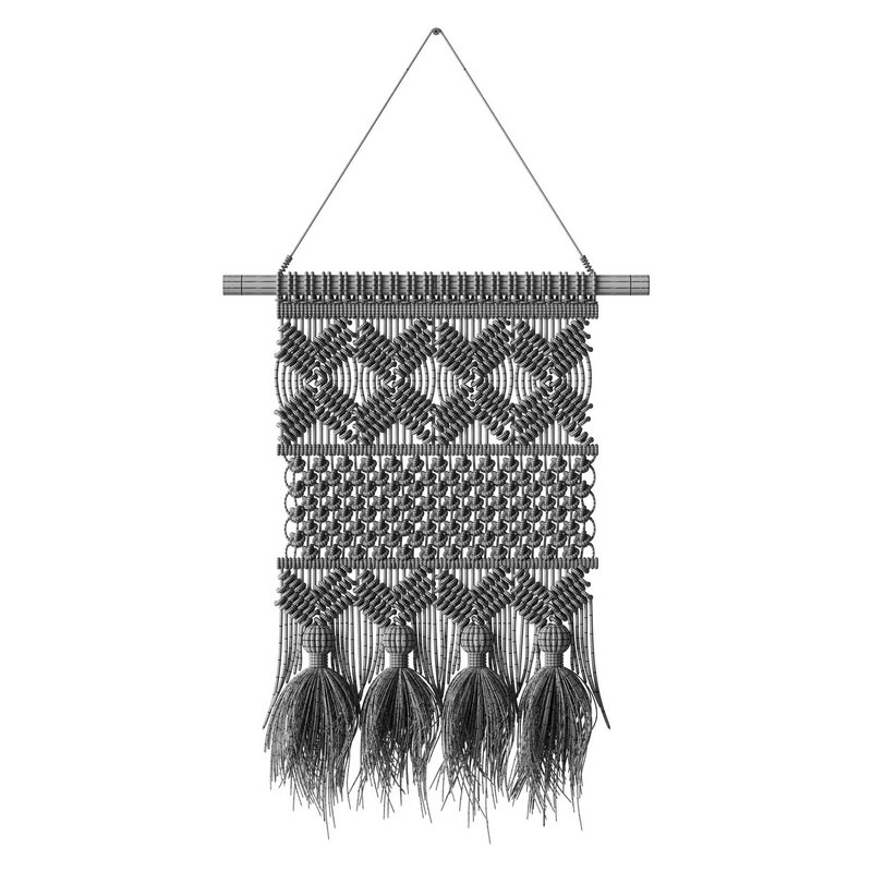 Macrame 3d model Download Maxve