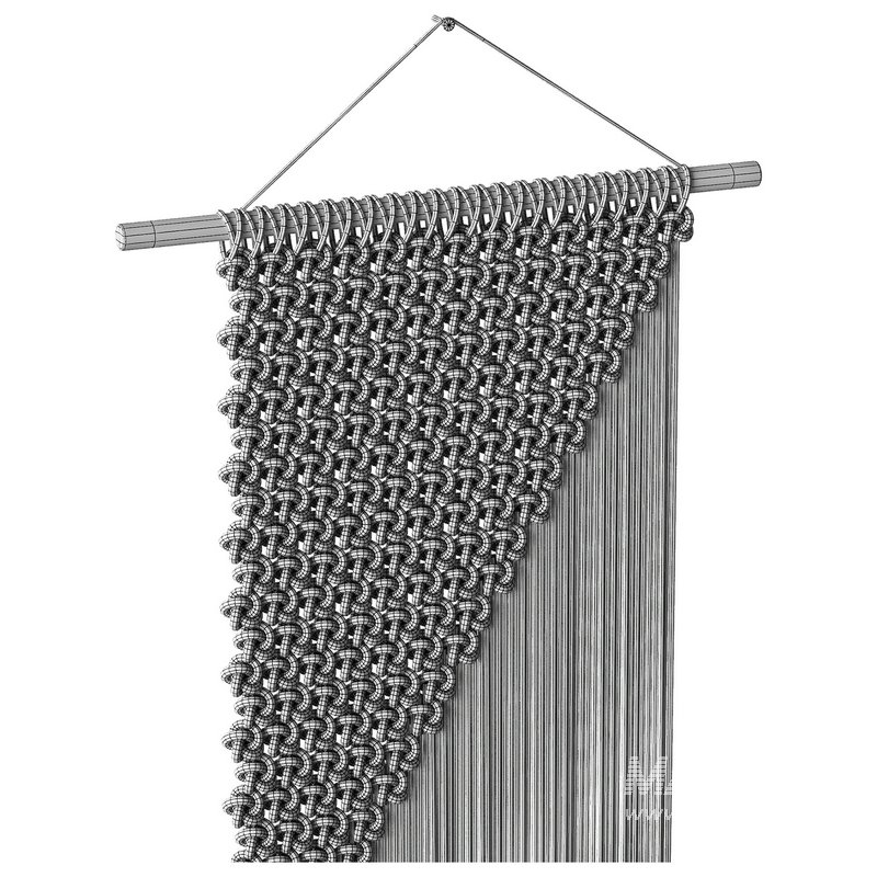 Macrame 3d model Download Maxve