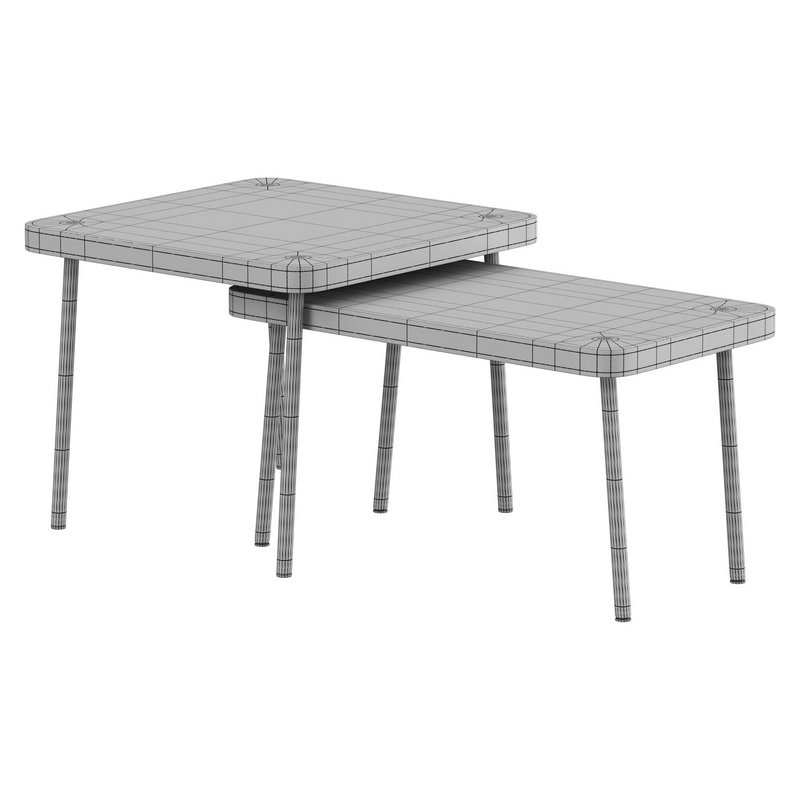 SONHULT Nesting tables 3d model Download Maxve