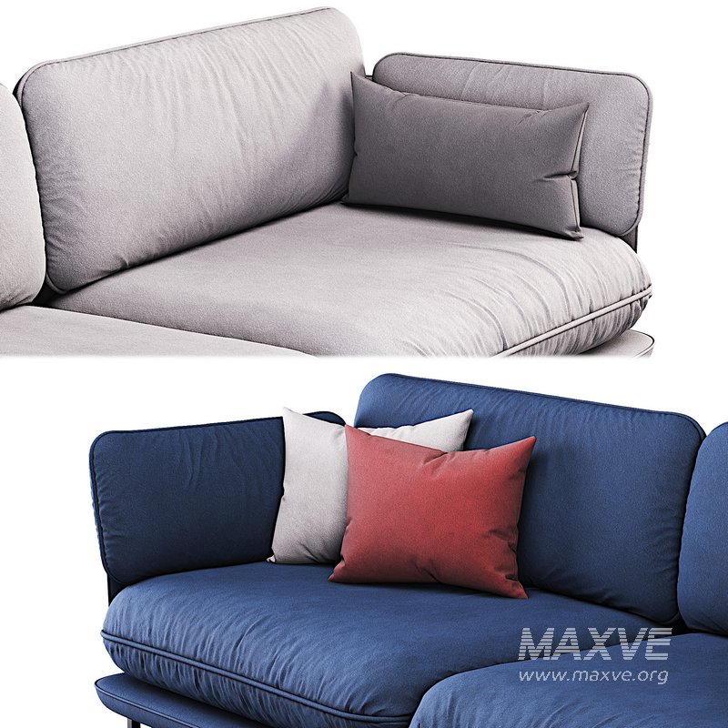 Adam Sofa 3d model Download Maxve