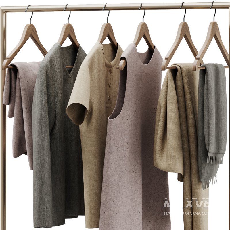 Cloth Set1 3d model Download Maxve