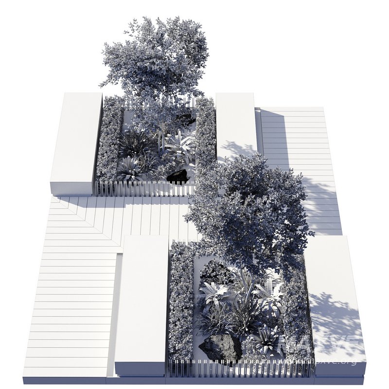 Urban environment 01 3d model Download Maxve
