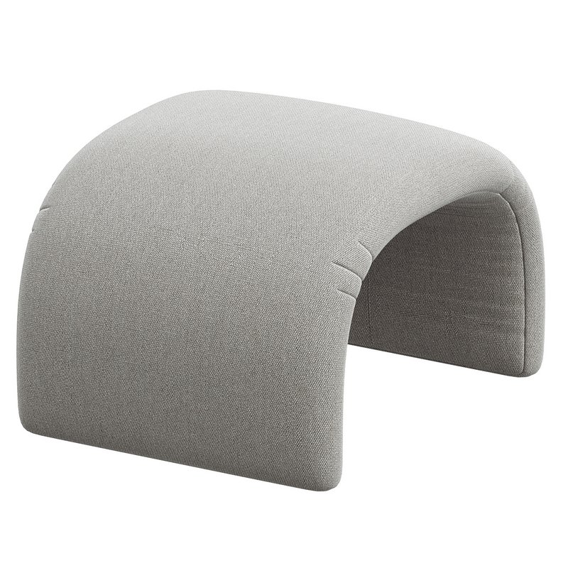 A Pair of Fiberglass Waterfall Edges Benches Ottomans Attributed to ...