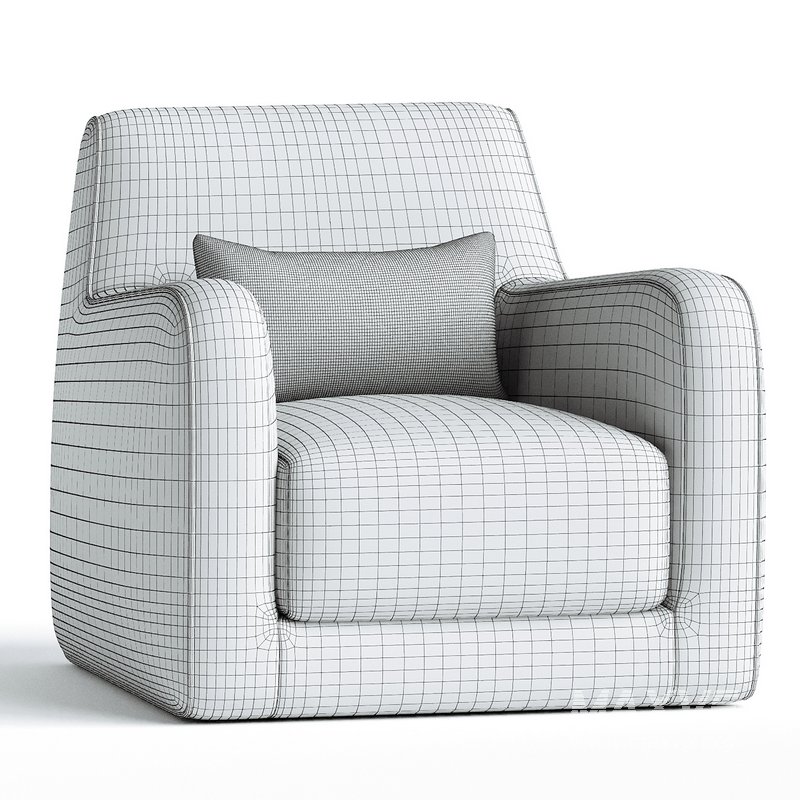 ARMCHAIR 07762 by USONA 3d model Download Maxve