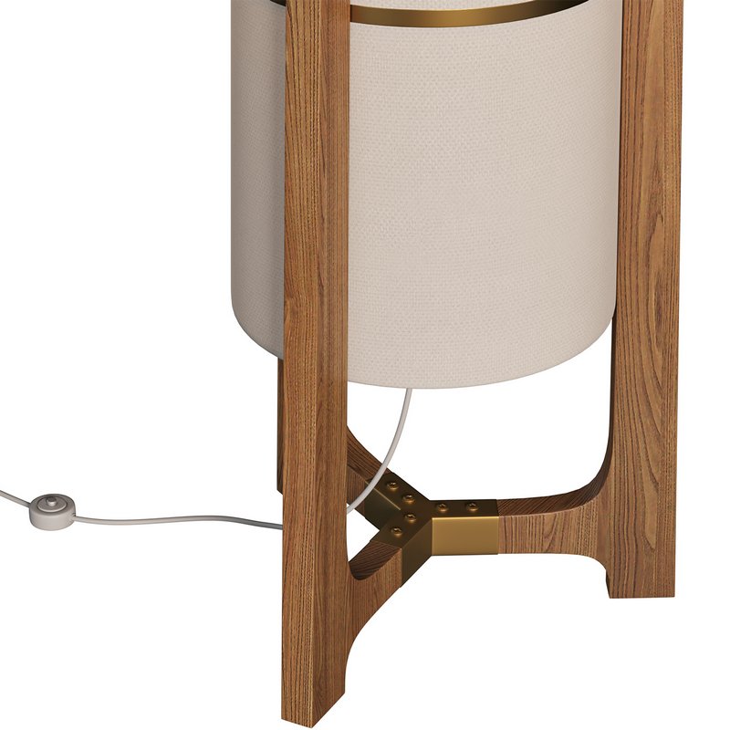 Brass Archer Floor Lamp 3d model Download Maxve