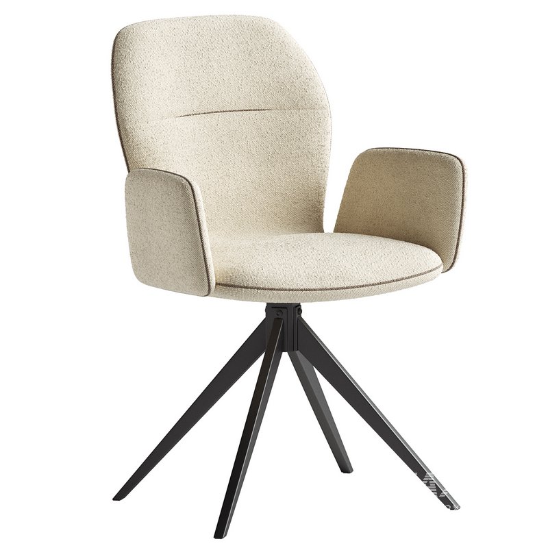 Stul nelson grey 3d model Download Maxve