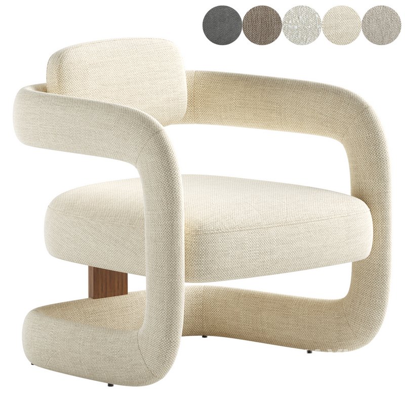Zane Armchair - Maxve: Your 3D Model Destination
