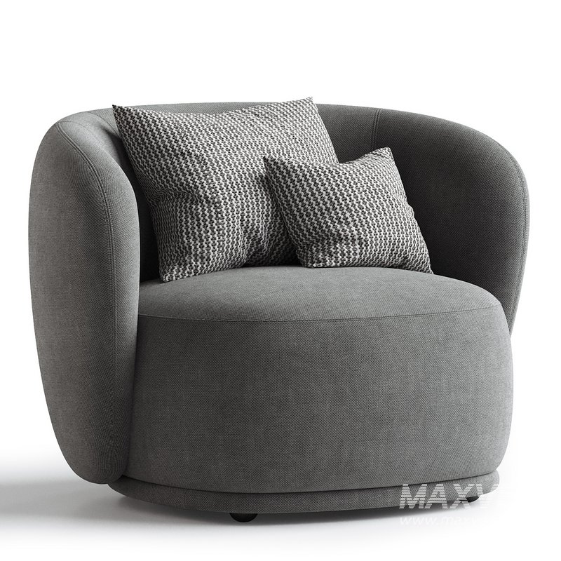 Rene Sofa by Meridiani 2 3d model Download Maxve