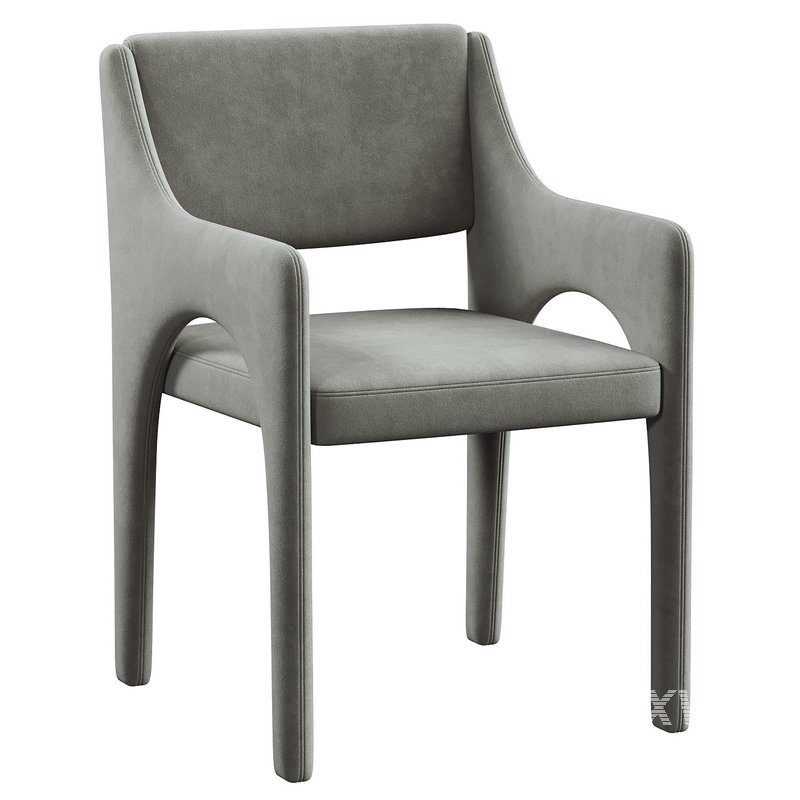 Godard Dining Chair 3d model Download Maxve