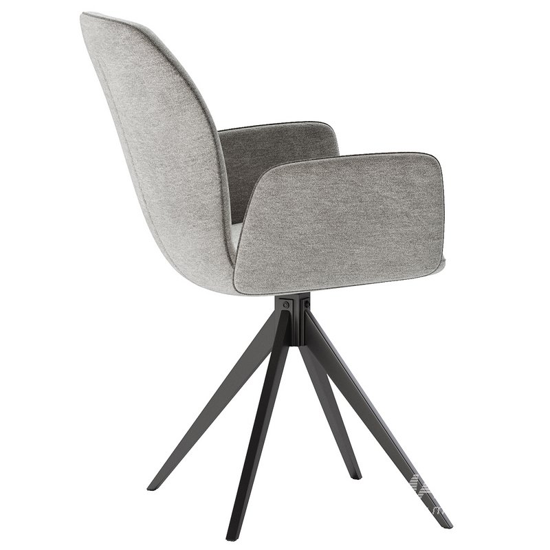 Stul nelson grey 3d model Download Maxve