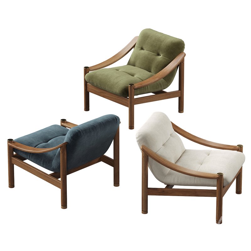 Karine Armchair 3d model Download Maxve