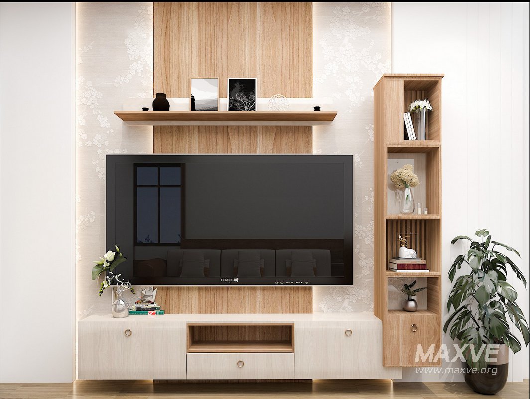 Tv Unit 3d model Download Maxve