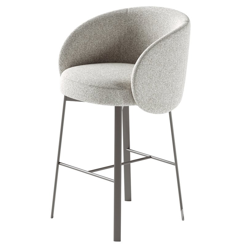 Hug bar stool 3d model Download Maxve