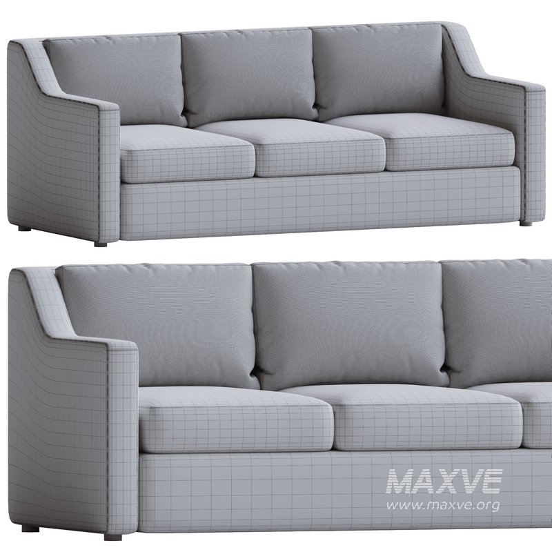 Notch Sofa 3d model Download Maxve