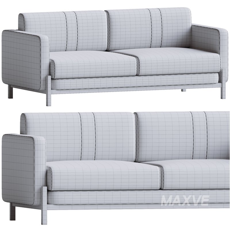 Lagom folding sofa 3d model Download Maxve