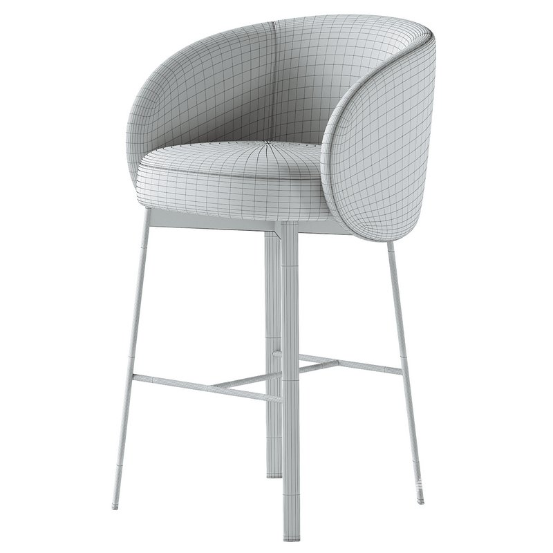 Hug bar stool 3d model Download Maxve