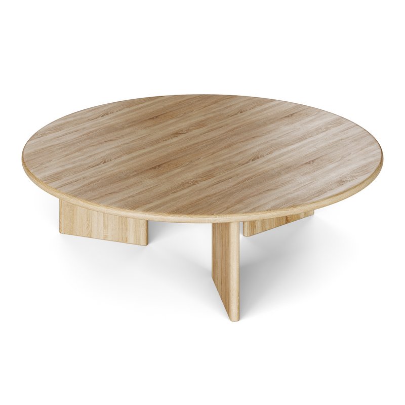 Round coffe table 3d model Download Maxve