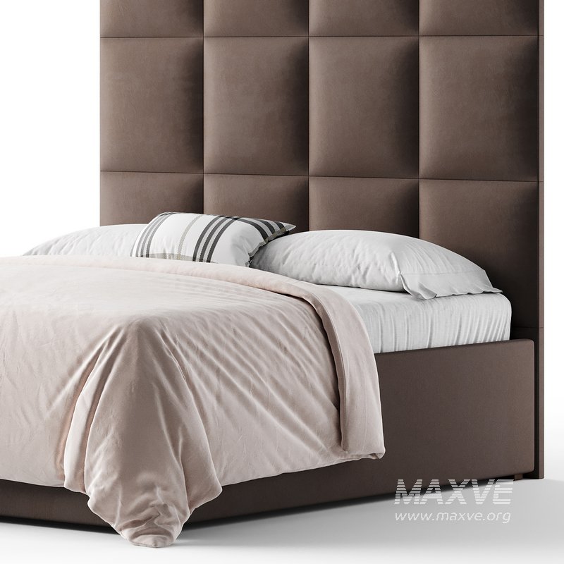 Bed ALPINE 3d model download free maxve