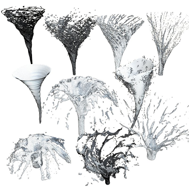 10 Water Splash Vol 8 3d model download free maxve