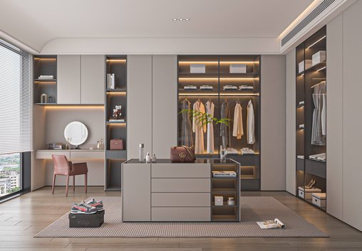 Dressing room 3d model Download Maxve