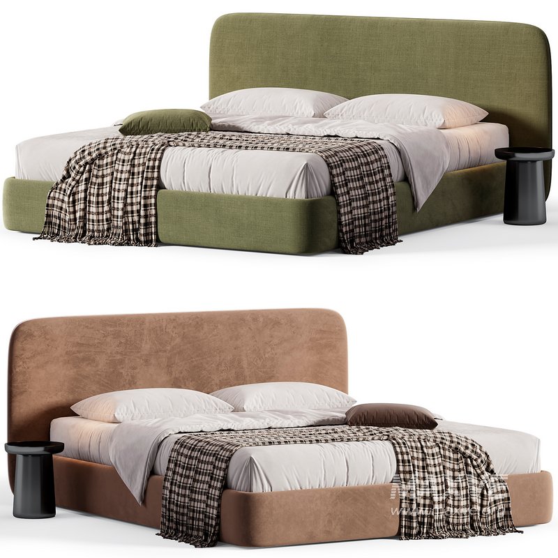 Barry bed with compartment 3d model download free maxve