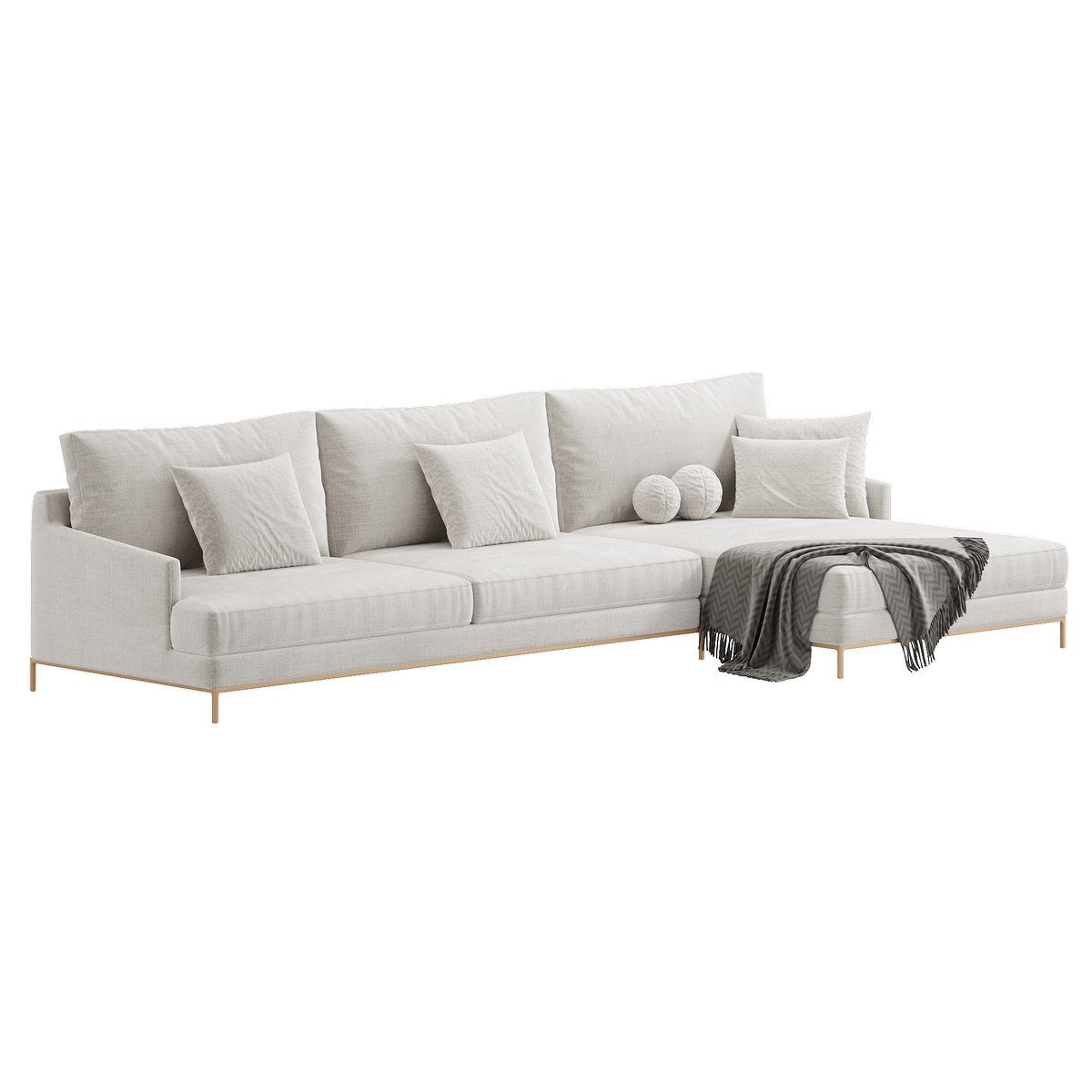 Poliform Bellport Sofa 3d model Download Maxve