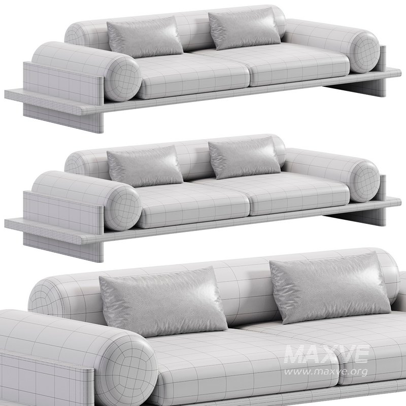 Wade Sofa 3d model download free maxve