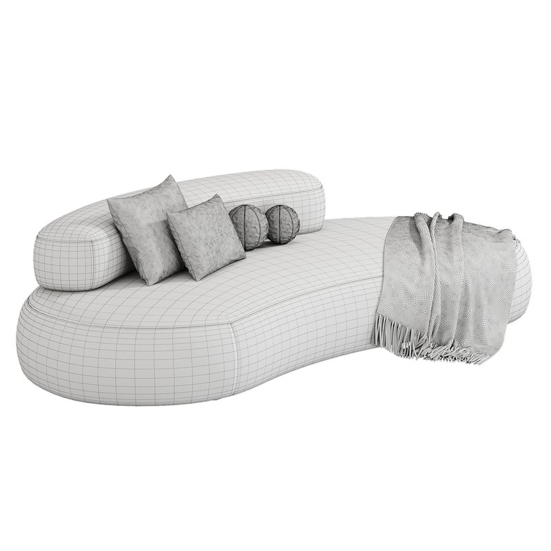 BUBBLE ROCK SOFA 3d model Download Maxve