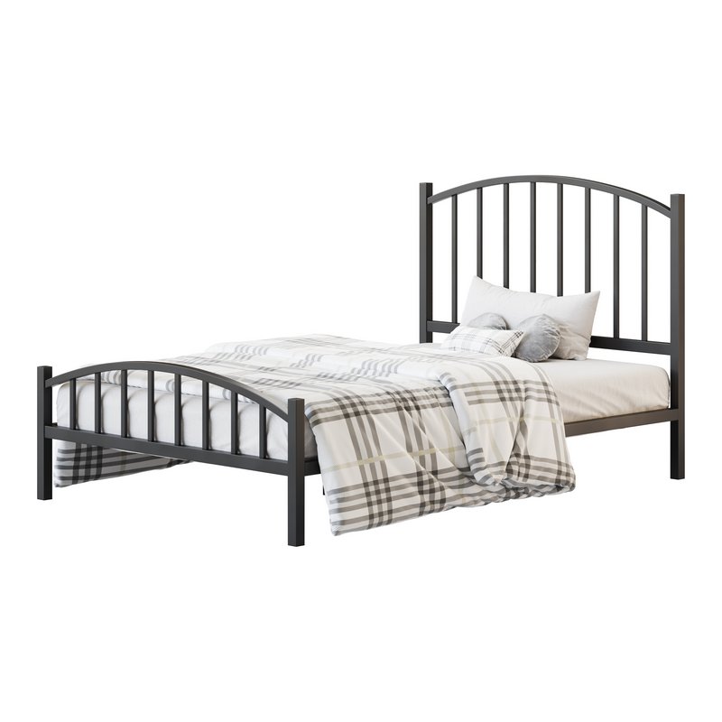 Rest Haven Hartford Metal Queen Platform Bed 3d model download free maxve