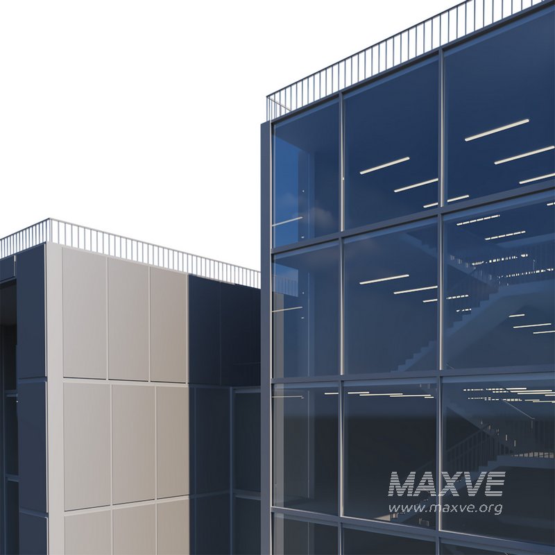 hospital building 01 3d model download free maxve