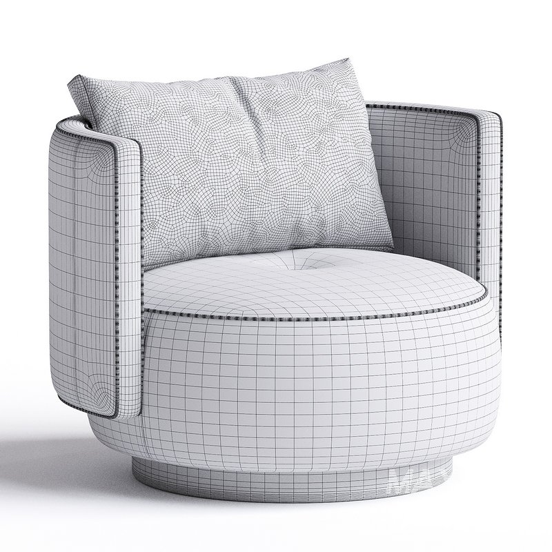 kojanniy kreslo 3d model download free maxve