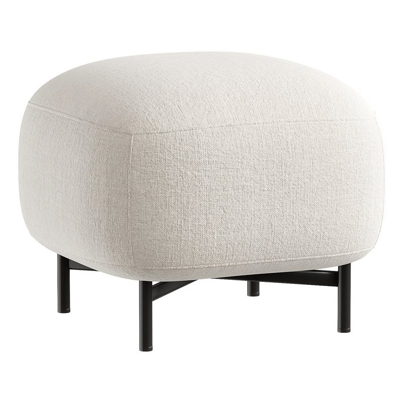 mini pouf 3d model download free maxve
