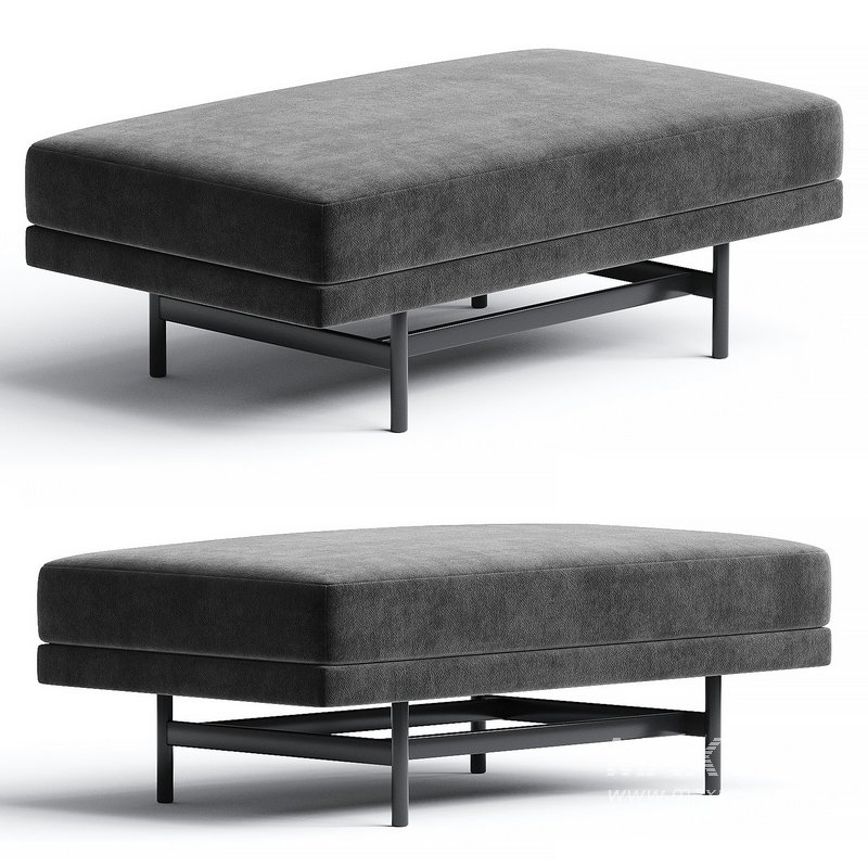 pouf 1 3d model download free maxve