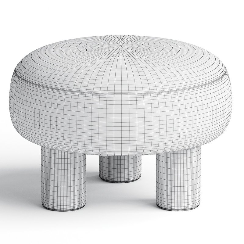 pouf 1 3d model download free maxve