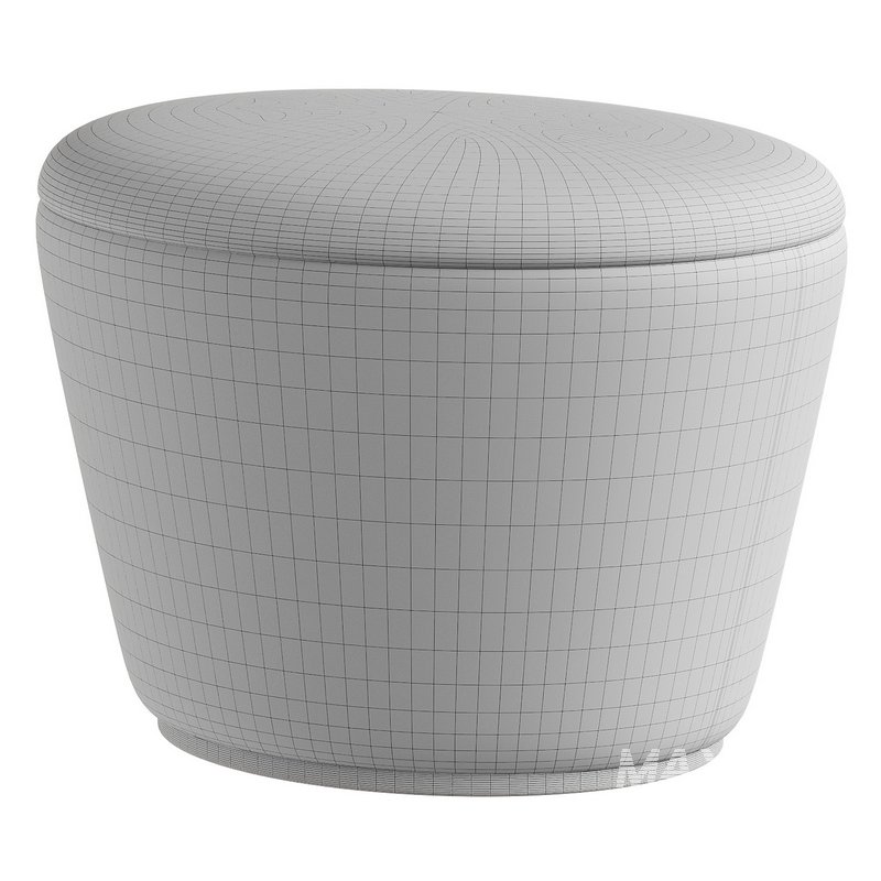 pouf dumaloq 2 3d model download free maxve