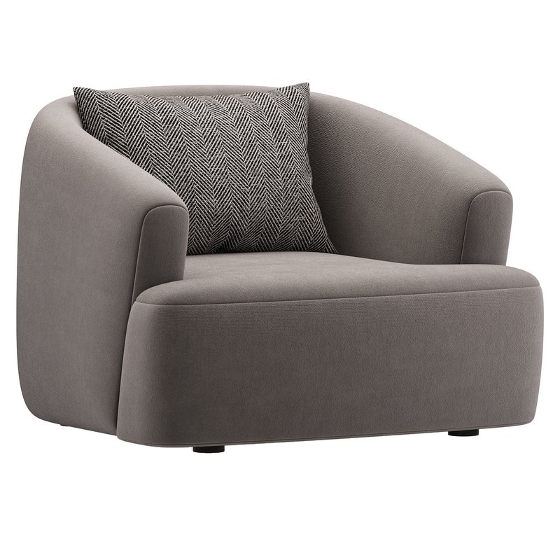 Boucle Sessel Sofia 3d model Download Maxve