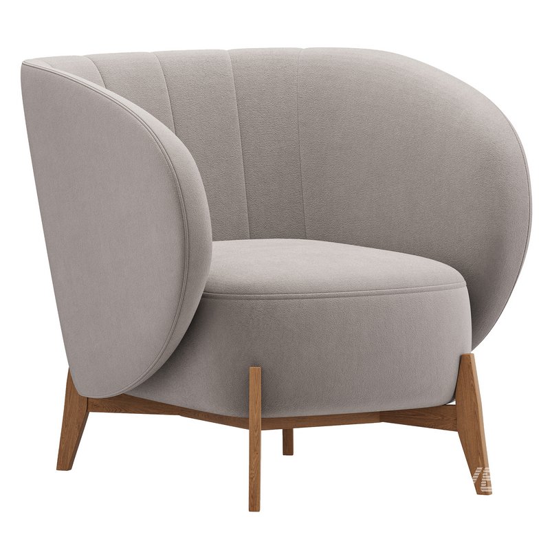 Tilar Armchair 3d model Download Maxve