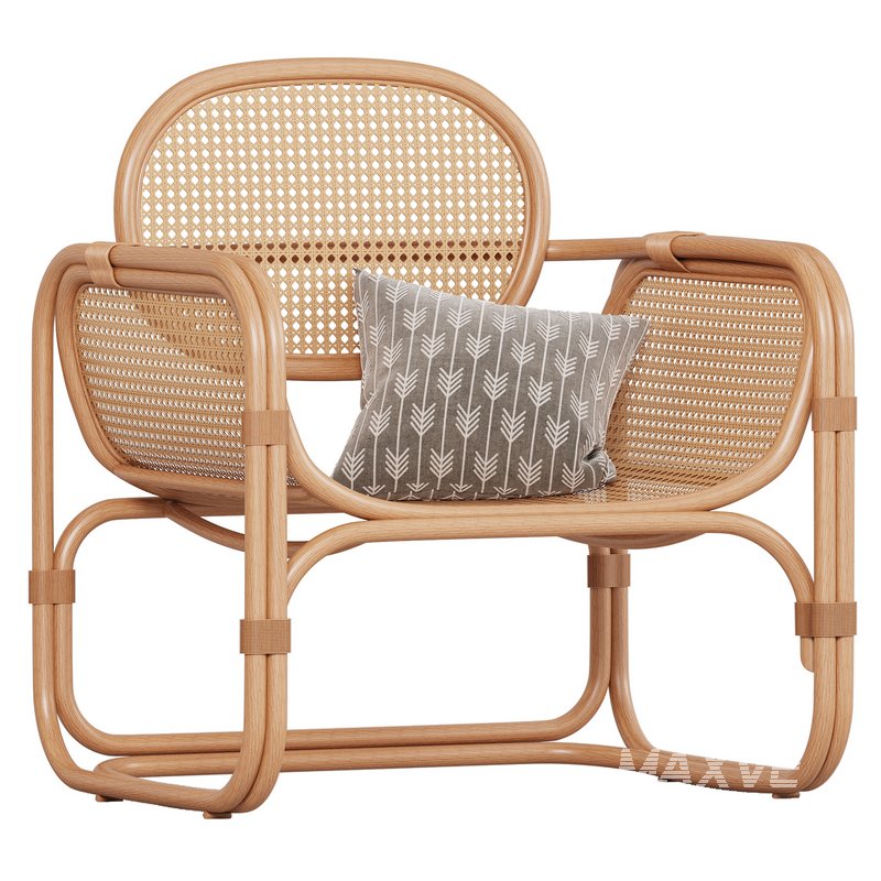 Marte Lounge Chair 3d model download free maxve