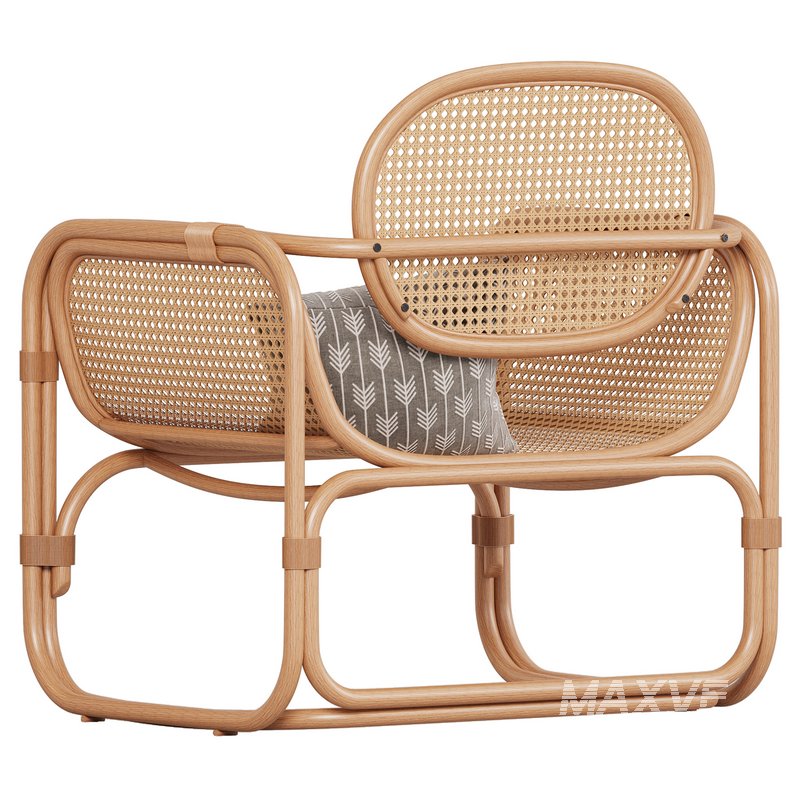 Marte Lounge Chair 3d model download free maxve
