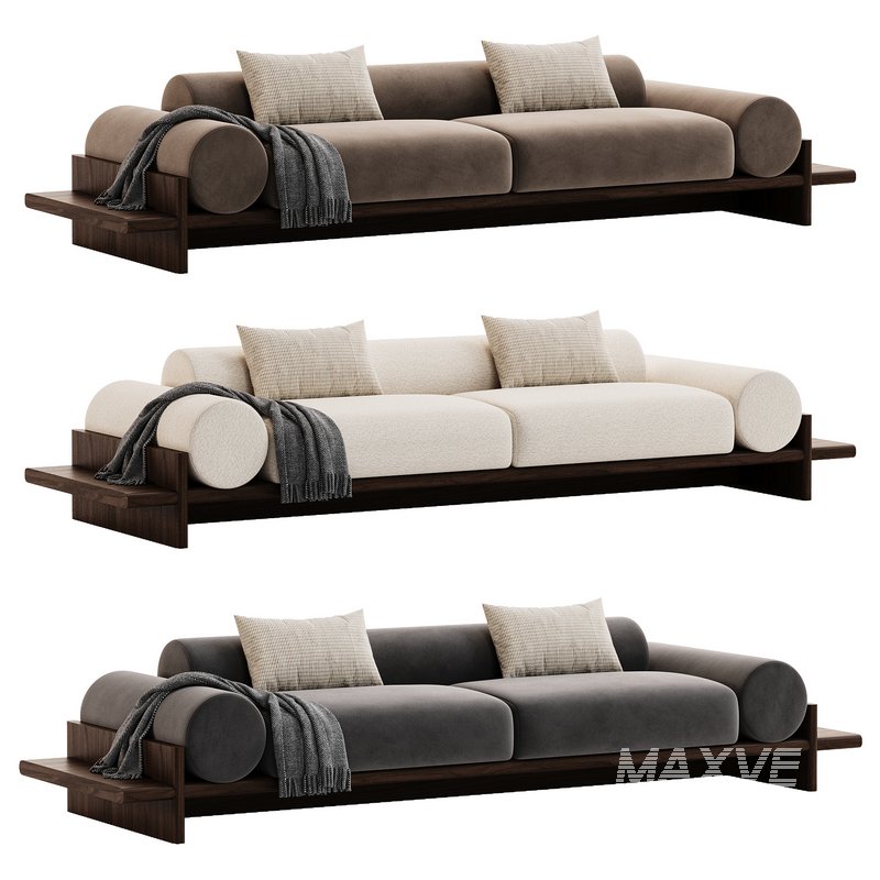 Wade Sofa 3d model Download Maxve