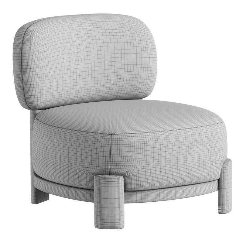 taxta kreslo 3d model download free maxve