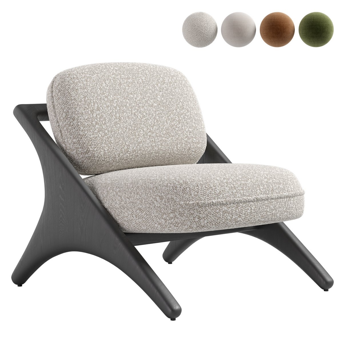 Georgia Chair 3d model Download Maxve