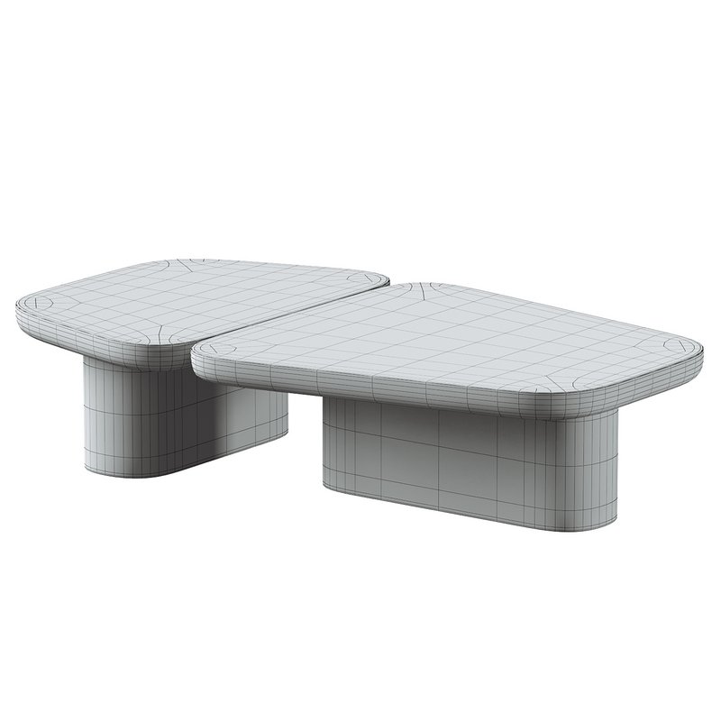 PANGEA COFFEE TABLE 3d model Download Maxve