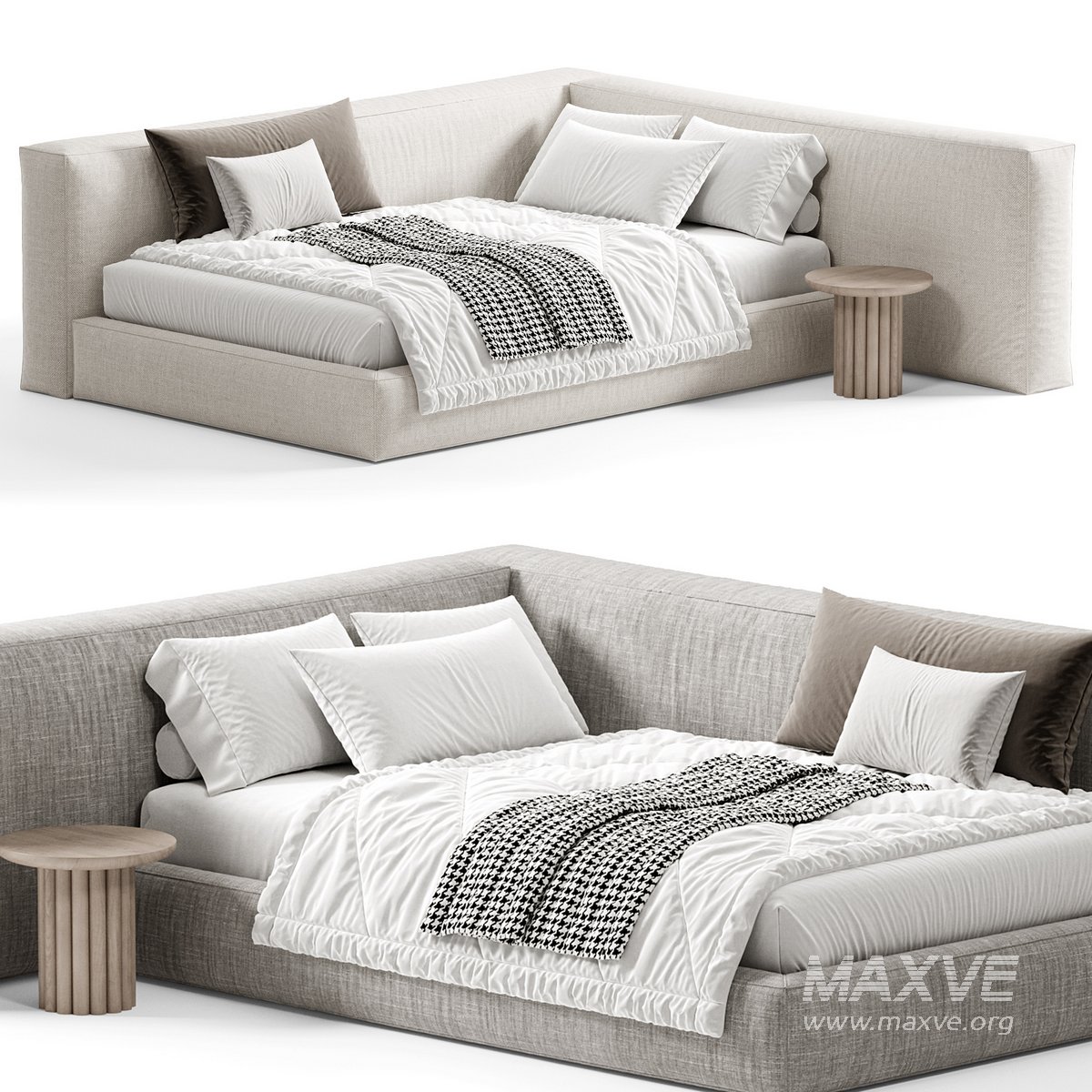 BOCA MINI BED by boca 3d model Download Maxve