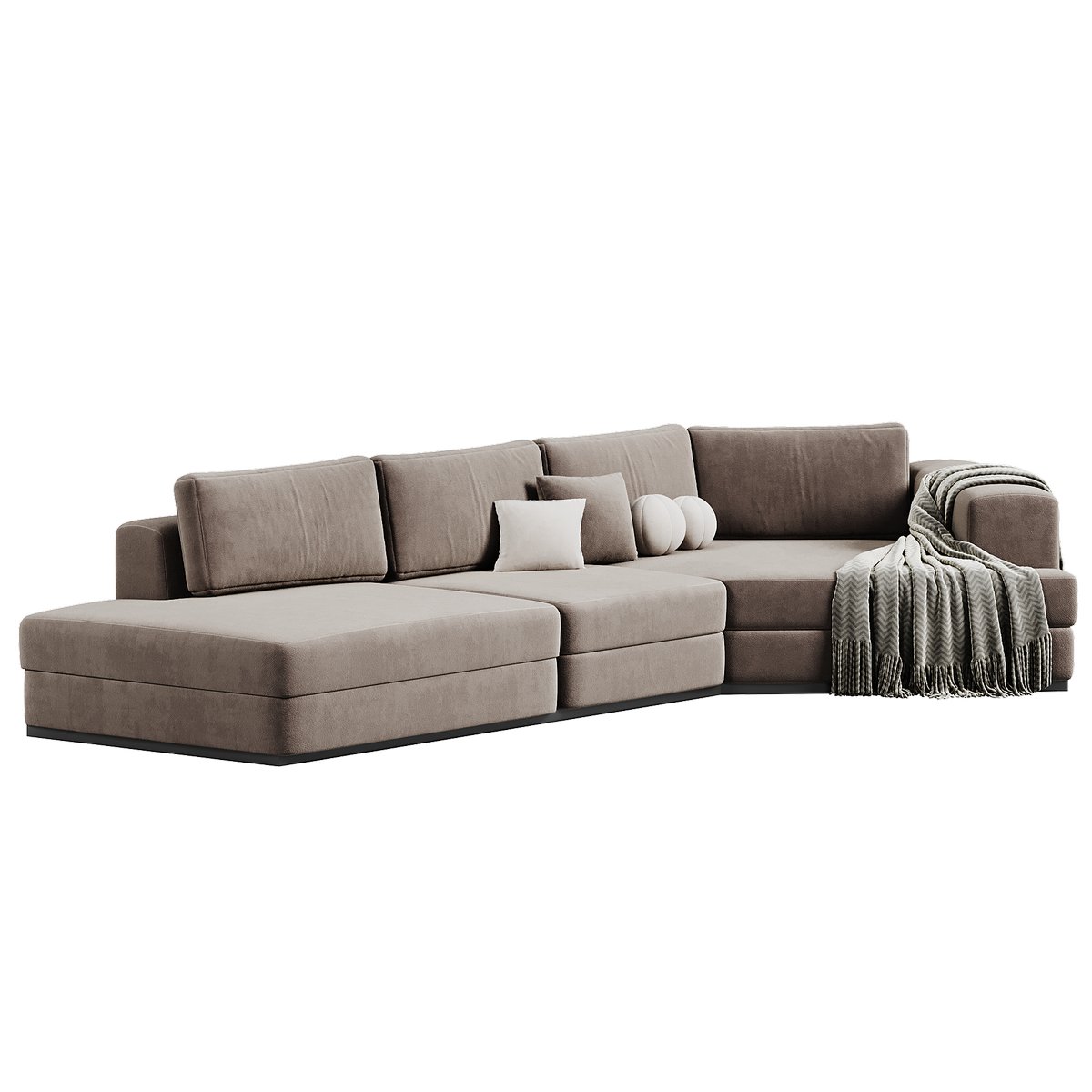 Rene Diagonal Sofa By Mononova 3d model Download Maxve