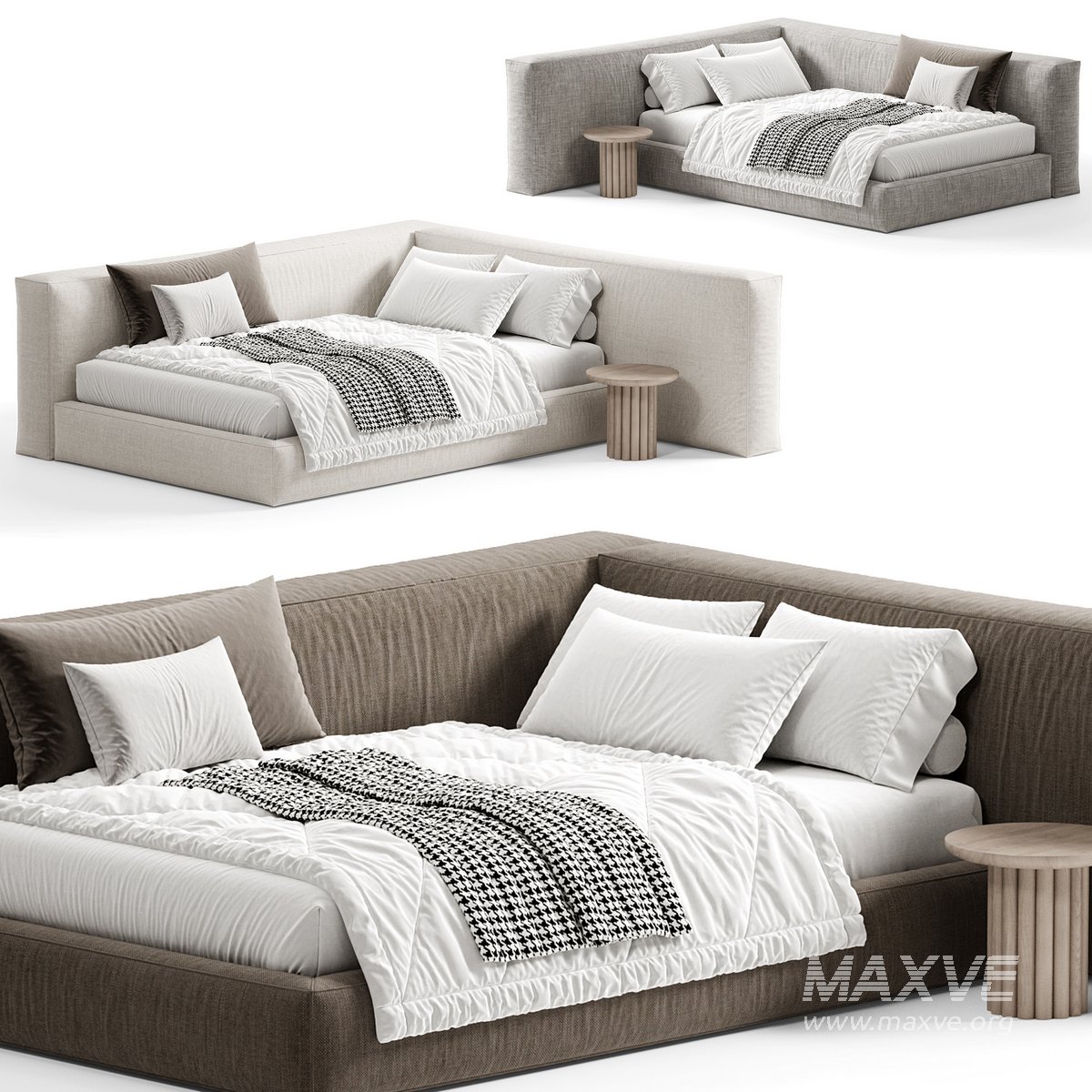 BOCA MINI BED by boca 3d model Download Maxve