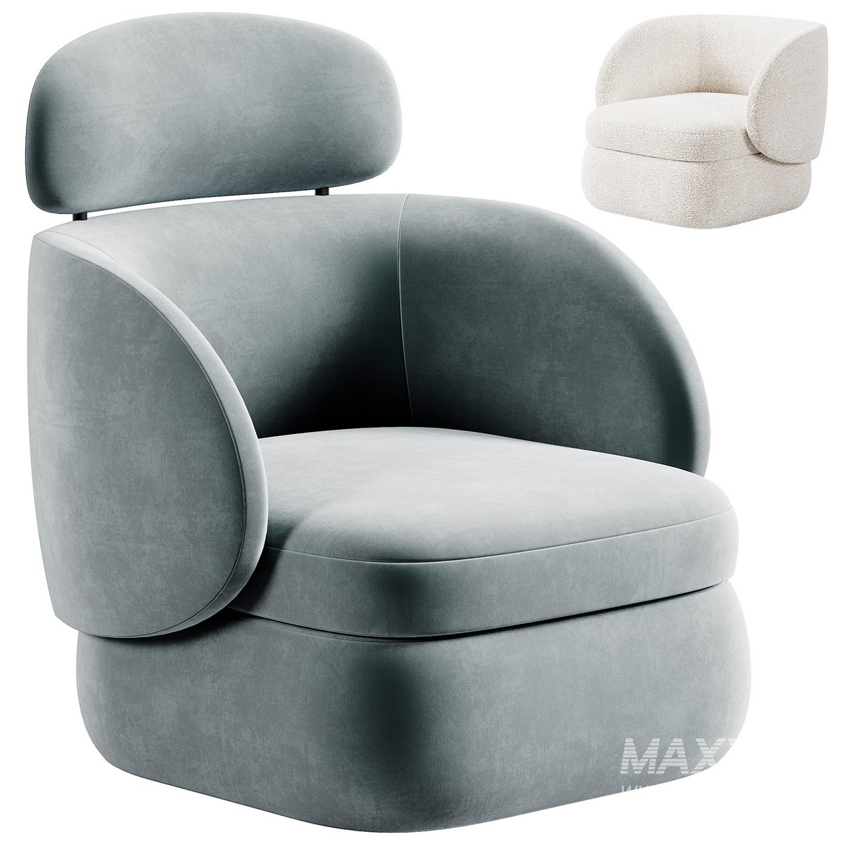 SOBI Armchair 3d model Download Maxve
