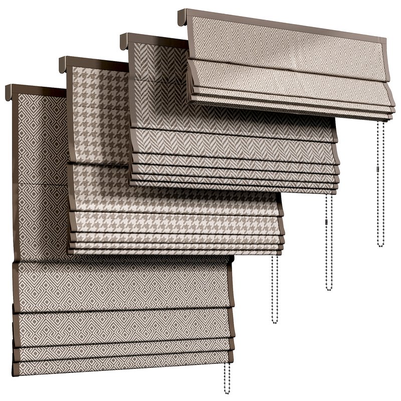 Curtain 47 Roman blinds 3d model Download Maxve
